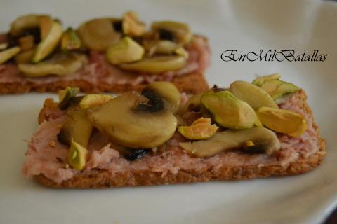 Tostadas de zurrapa de lomo - En Mil Batallas