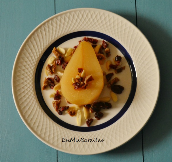 Peras con frutos secos - En Mil Batallas